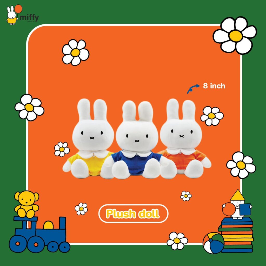 Miffy Plush Doll - 8 inch - Medium and More – Art & Craft Supplies Store